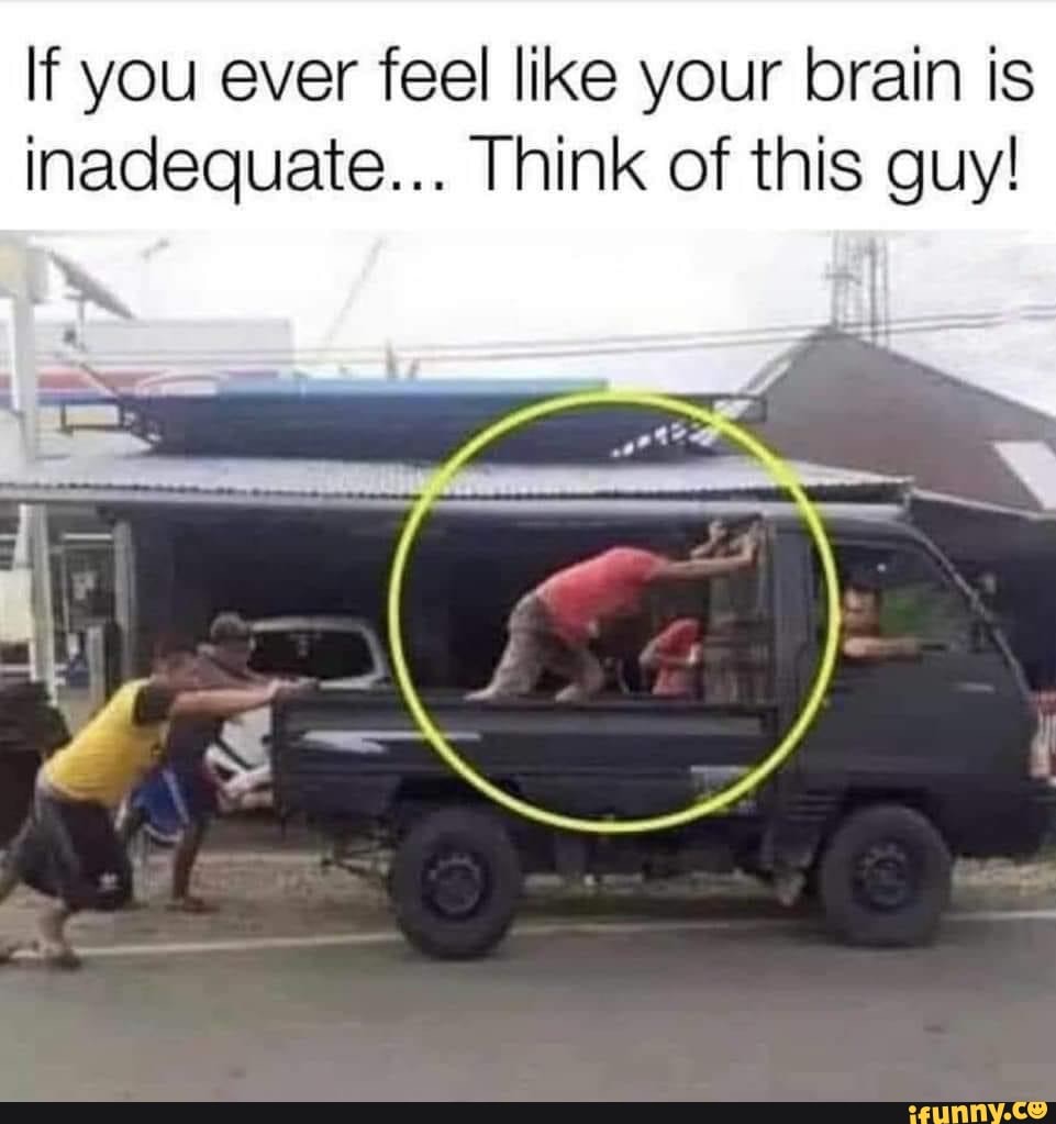 If you ever feel like your brain is inadequate... Think of this guy ...