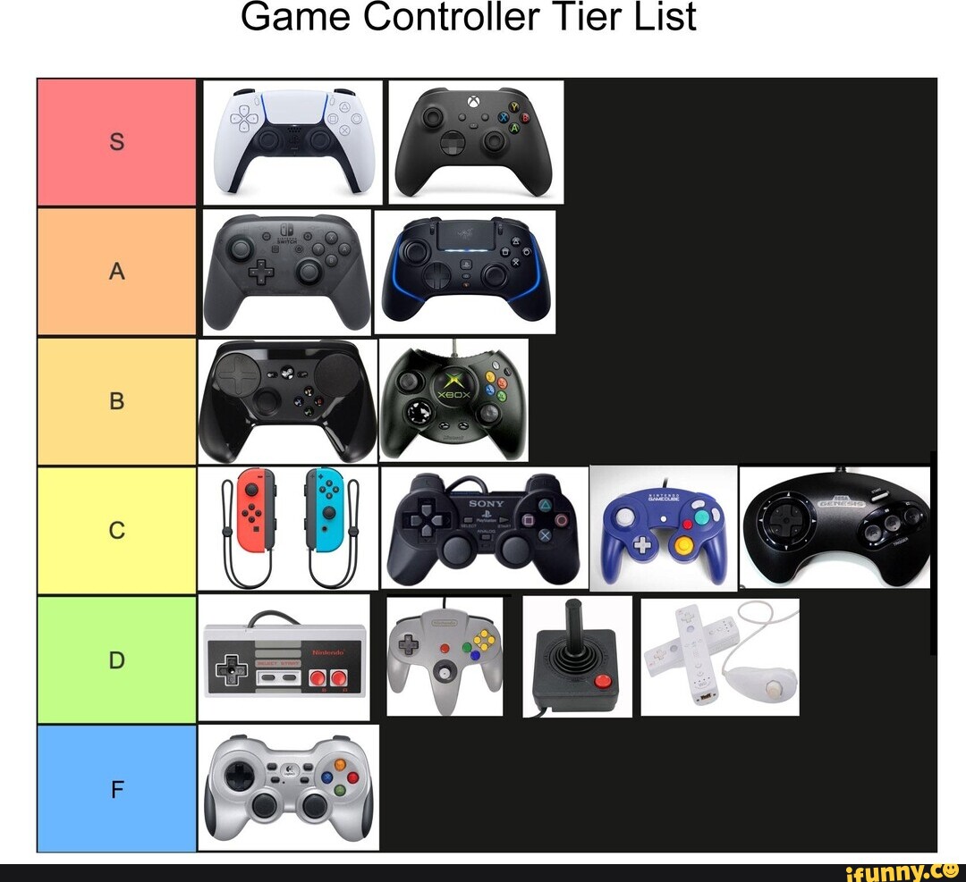 Game Controller Tier List - iFunny