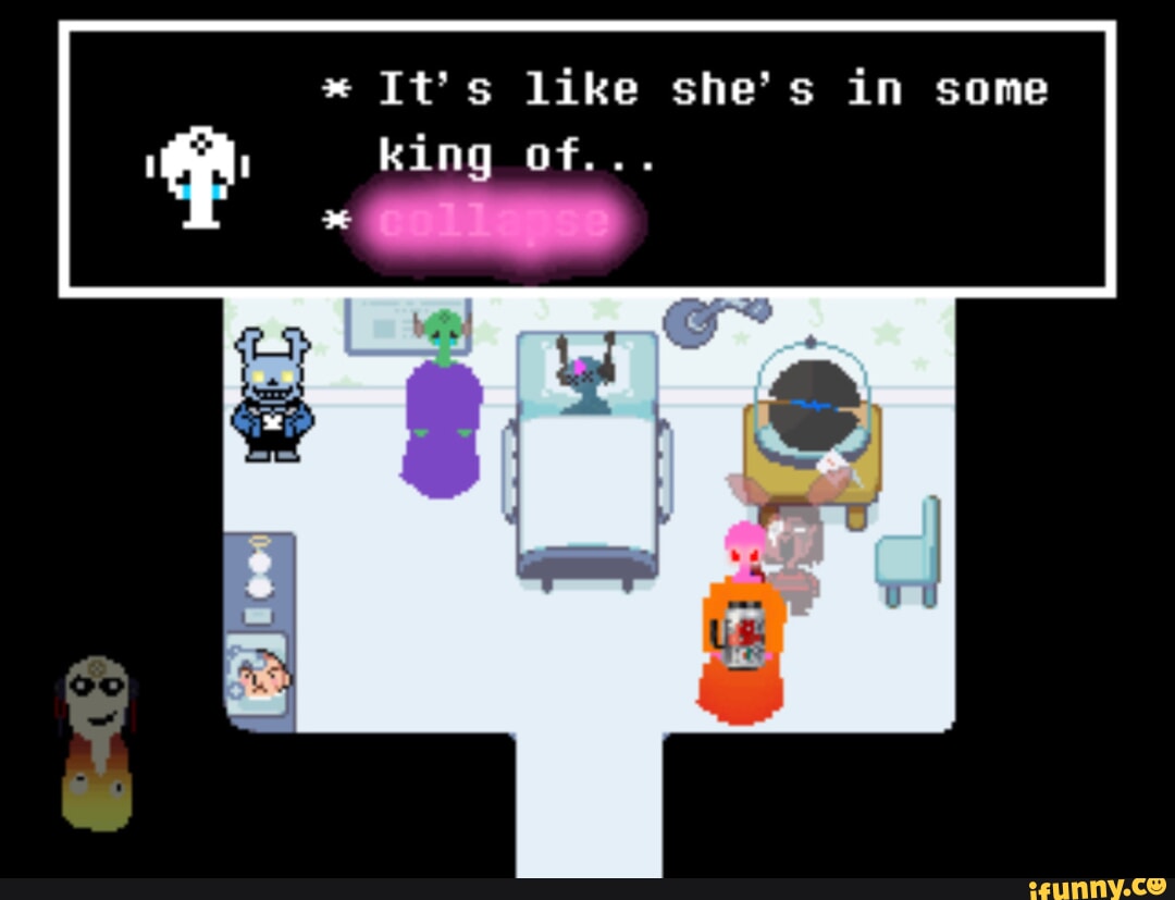 It's like she's in some king of... - iFunny