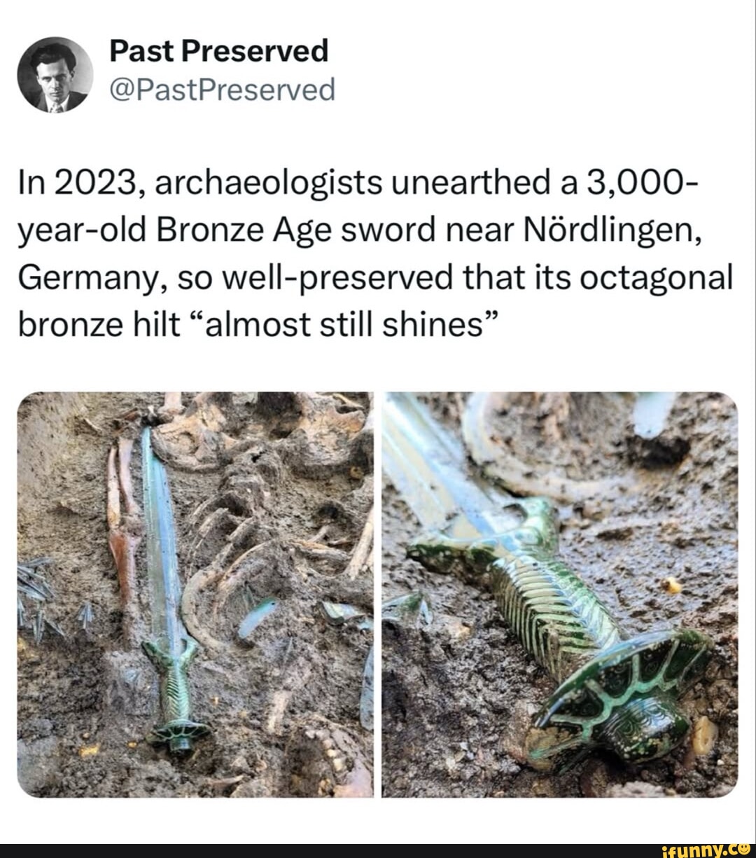 In 2023, archaeologists unearthed a 3,000- year-old Bronze Age sword ...