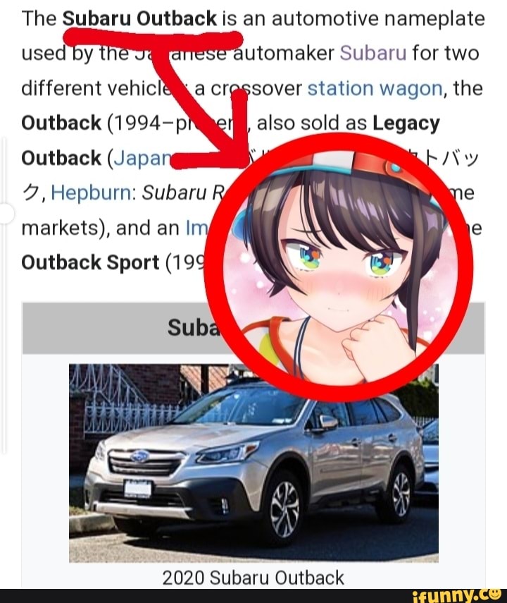 Subaru Outback Meme