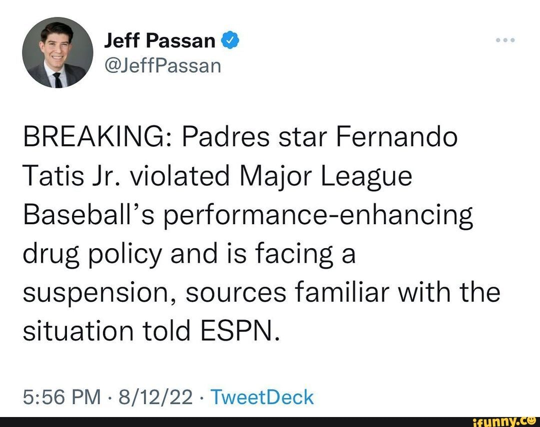 YOOO 👀👀👀👀 - Jeff Passan @JeffPassan BREAKING: Padres star Fernando ...