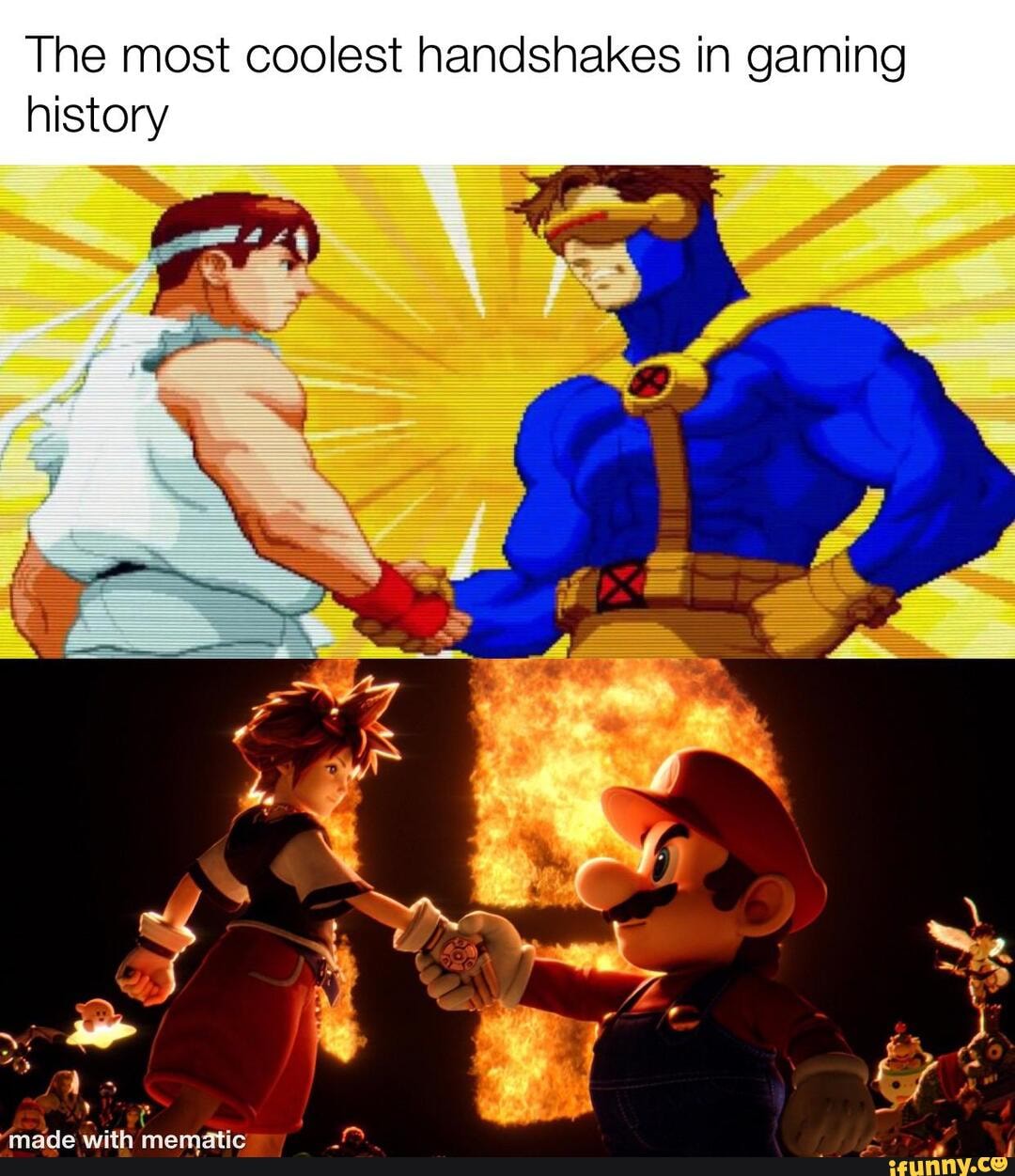 The most coolest handshakes in gaming history - iFunny
