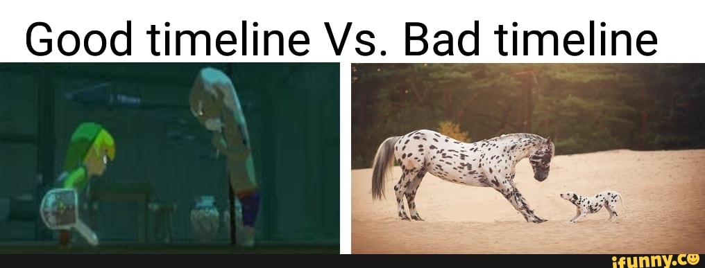 Good timeline Vs. Bad timeline - iFunny