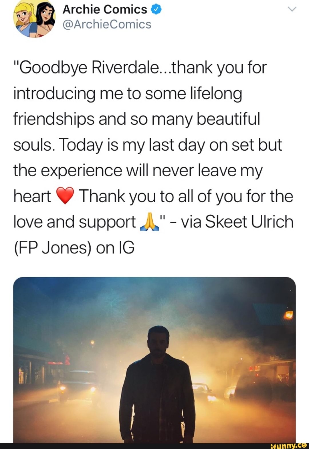 Archie Comics @ "Goodbye Riverdale...thank you for introducing me to ...