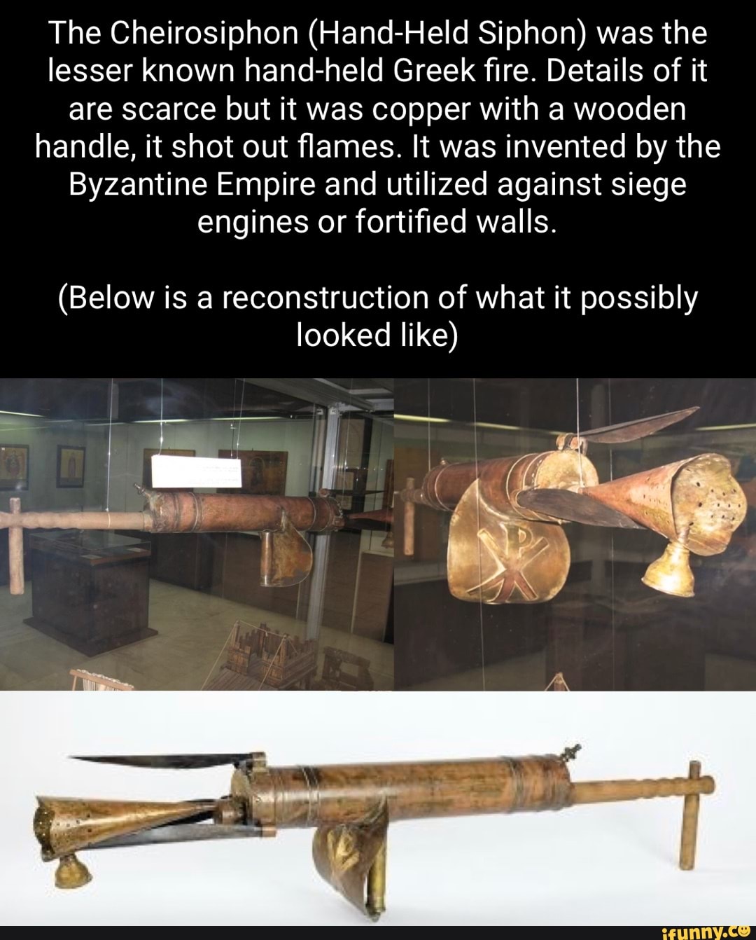 The Cheirosiphon (Hand-Held Siphon) was the lesser known hand-held ...