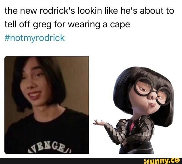 The new rodrick's lookin like he's about to tell off greg for wearing a ...
