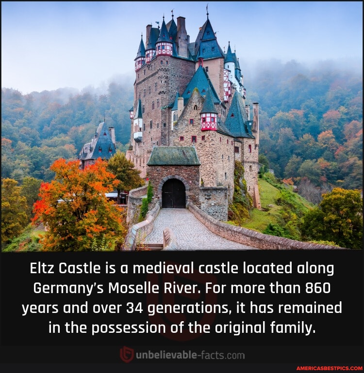 N/A - Eltz Castle is o medieval castle located along Germany's Moselle ...