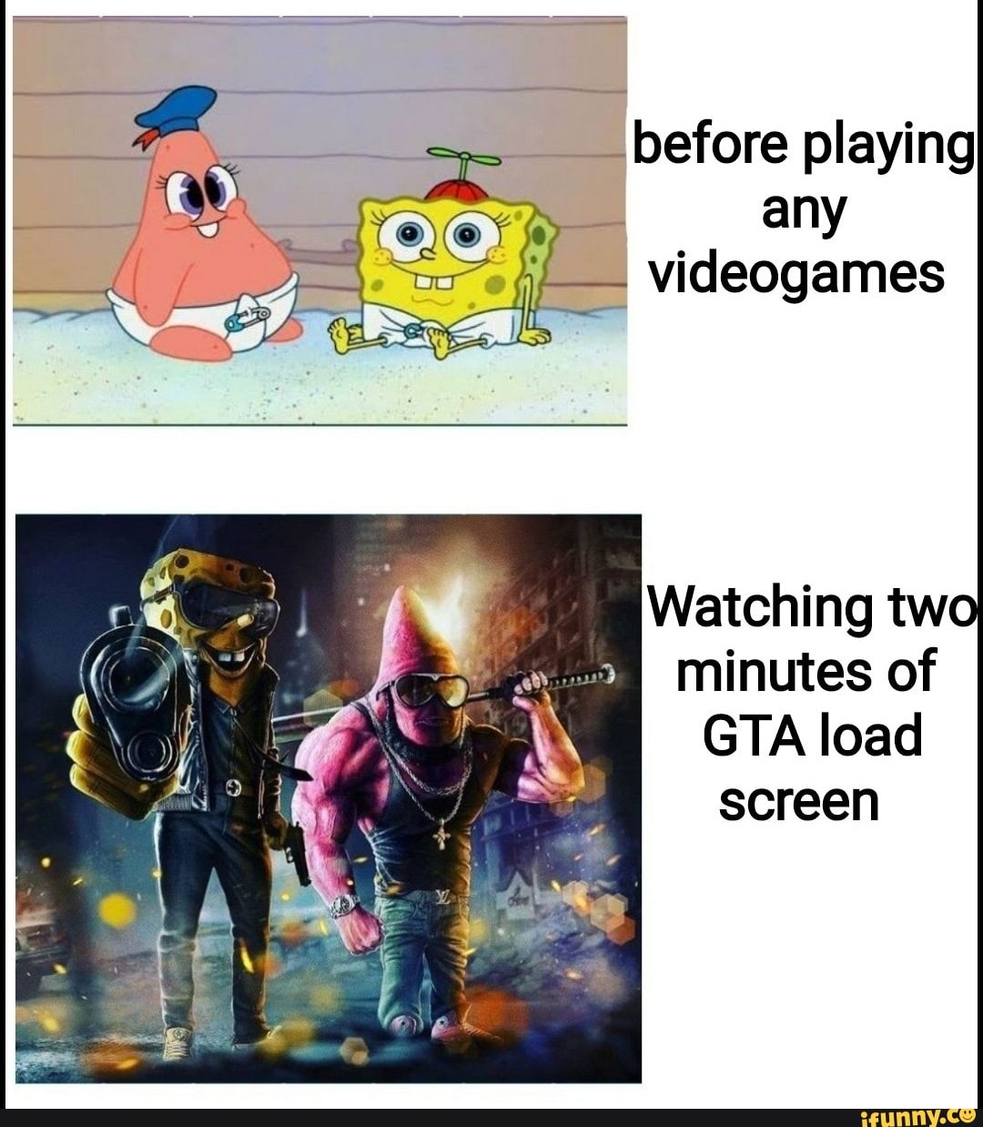 Videogames Watching tw minutes of GTA load screen - iFunny