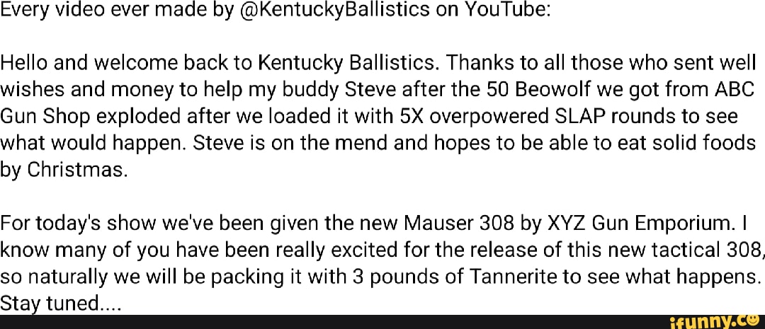 Ballistics memes. Best Collection of funny Ballistics pictures on iFunny