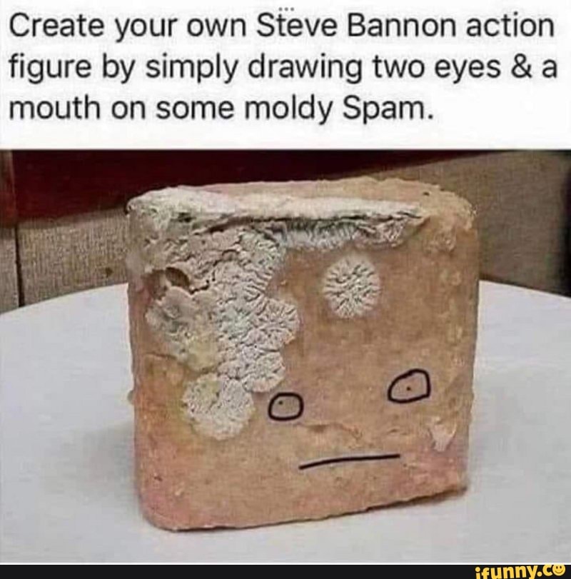 Create your own Steve Bannon action figure by simply drawing two eyes ...
