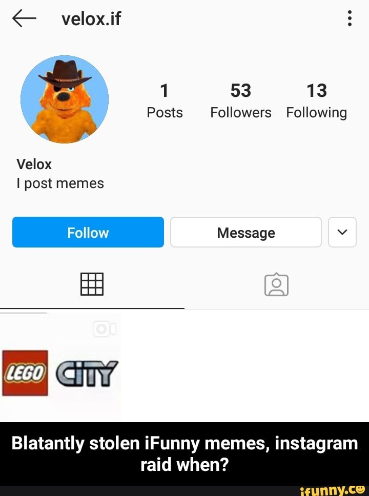Velox I post memes Blatantly stolen iFunny memes, instagram raid when ...