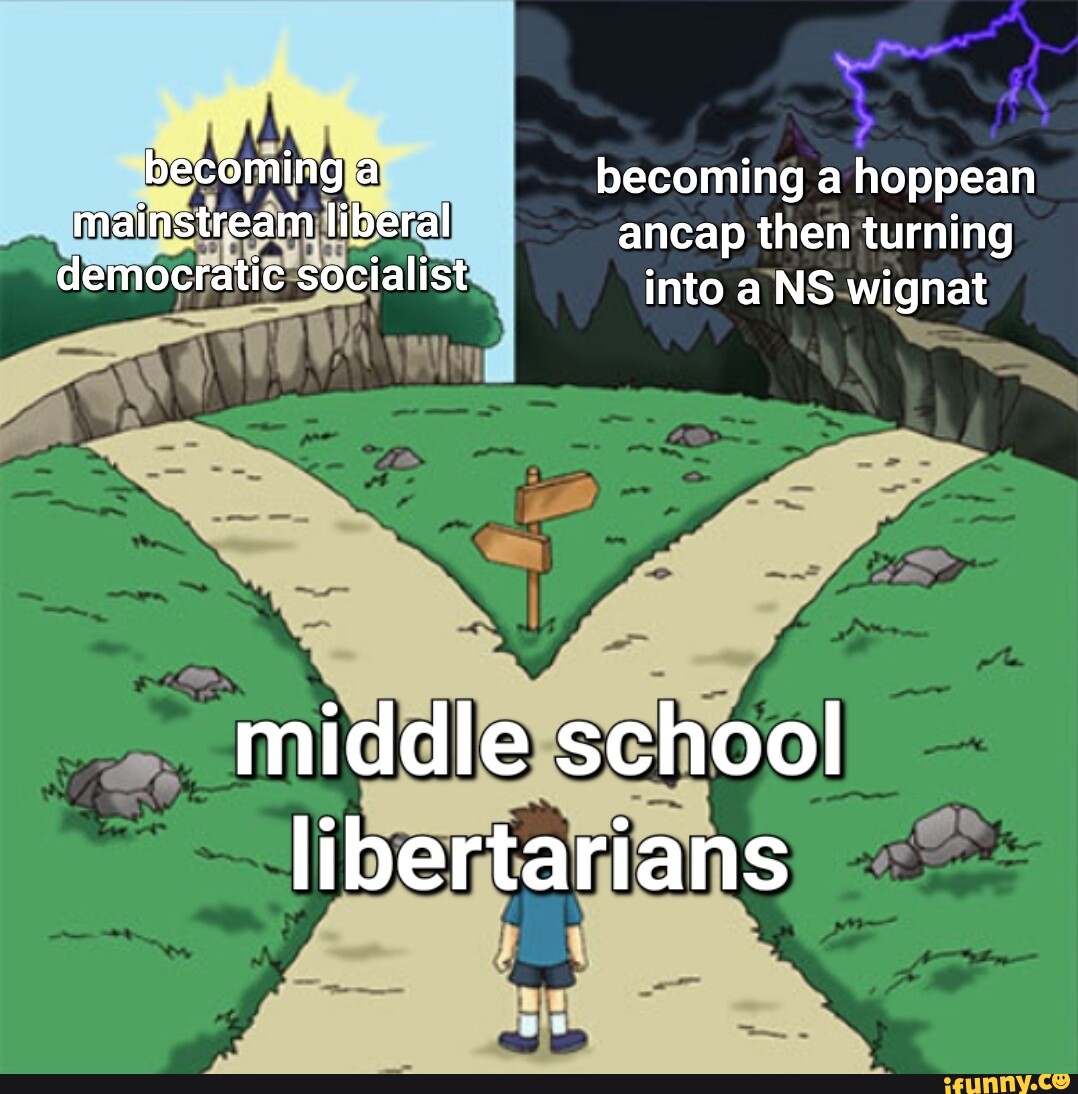 Becoming a becoming a hoppean mainstream liberal ancap then turning ...