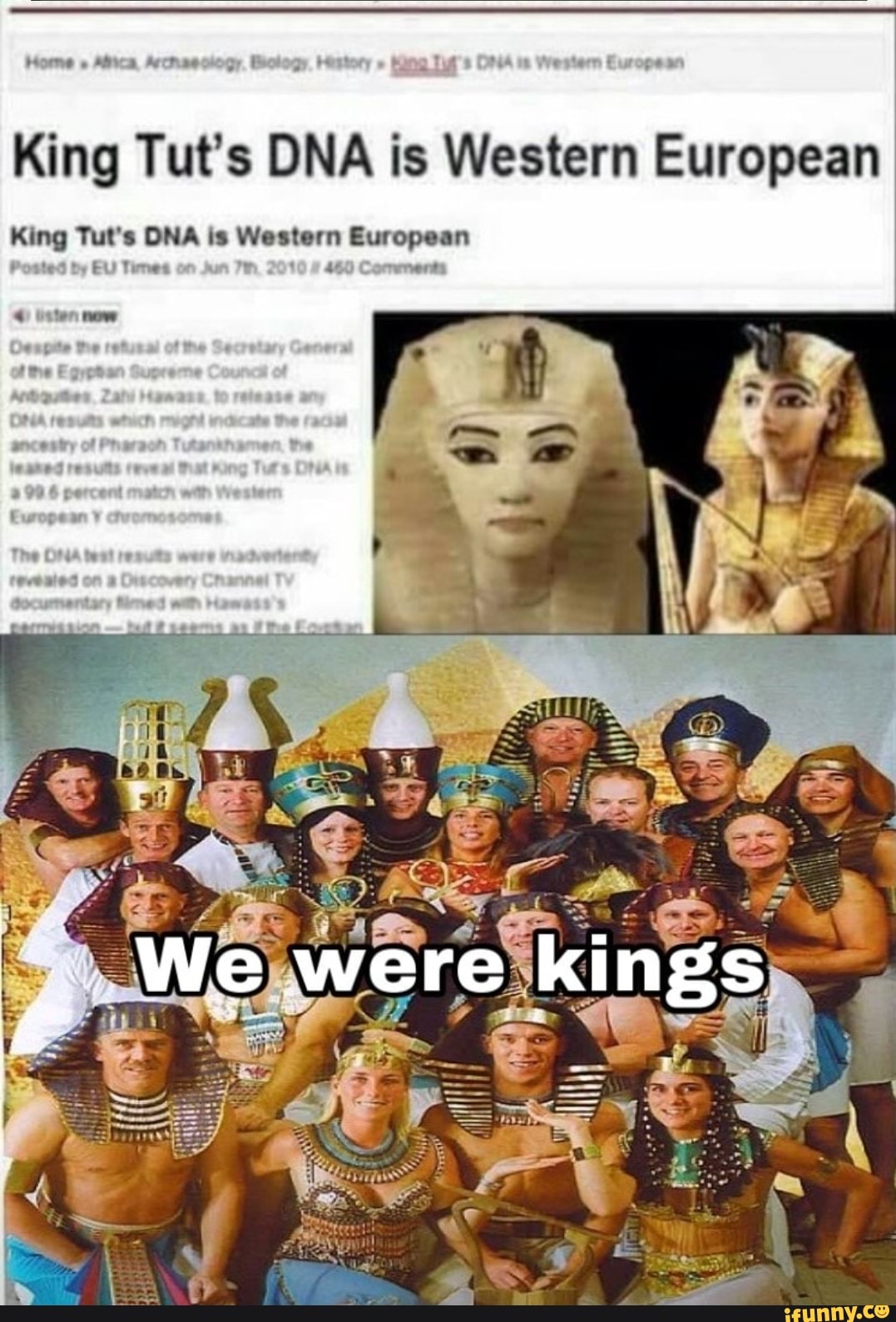 King Tut's DNA is Western European King Tut's DNA is Western European ...