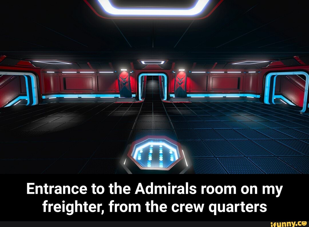 SS GD\ Entrance to the Admirals room on my freighter, from the crew ...
