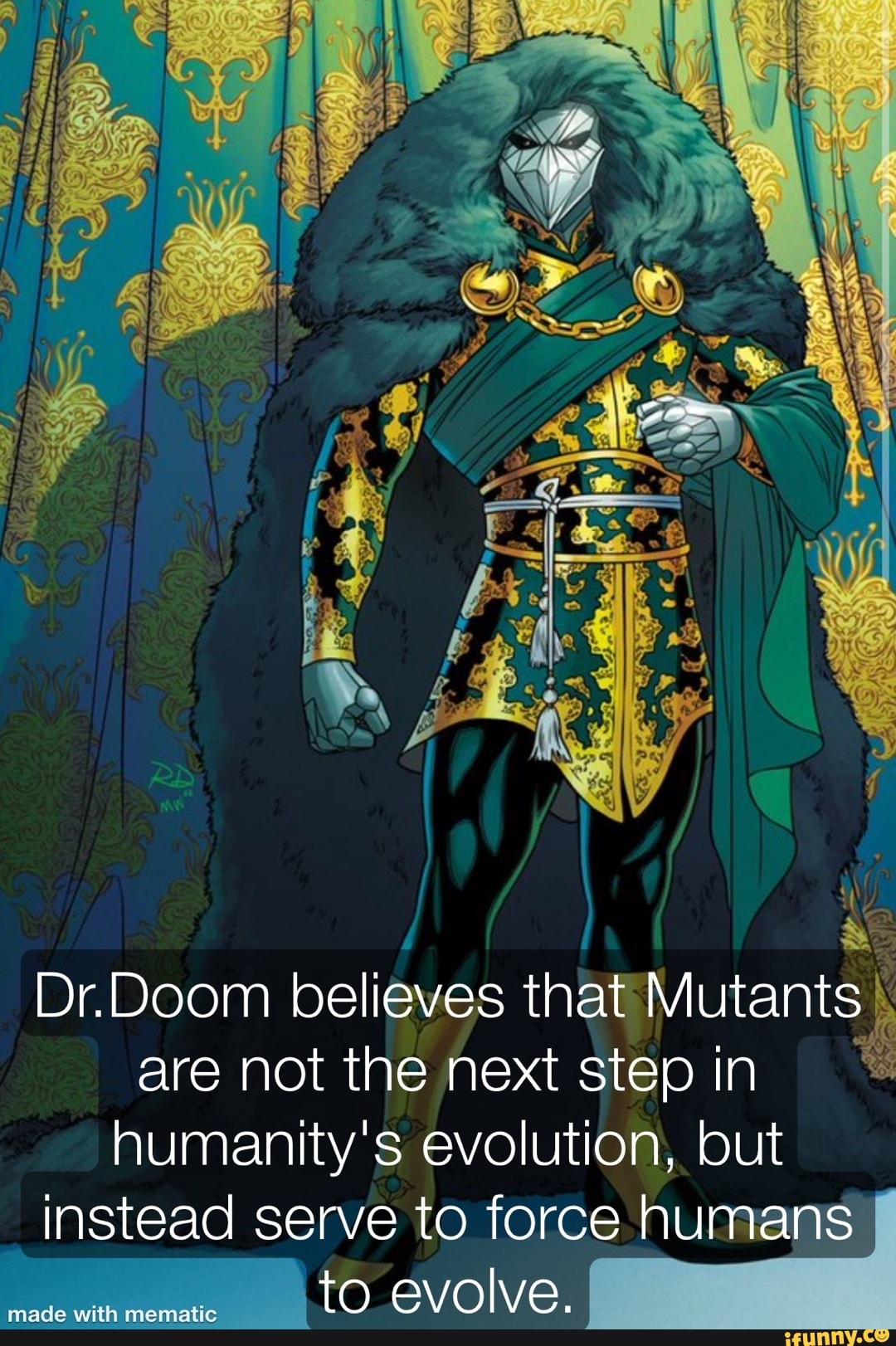 Dr.Doom believes that Mutants are not the next step in humanity's ...