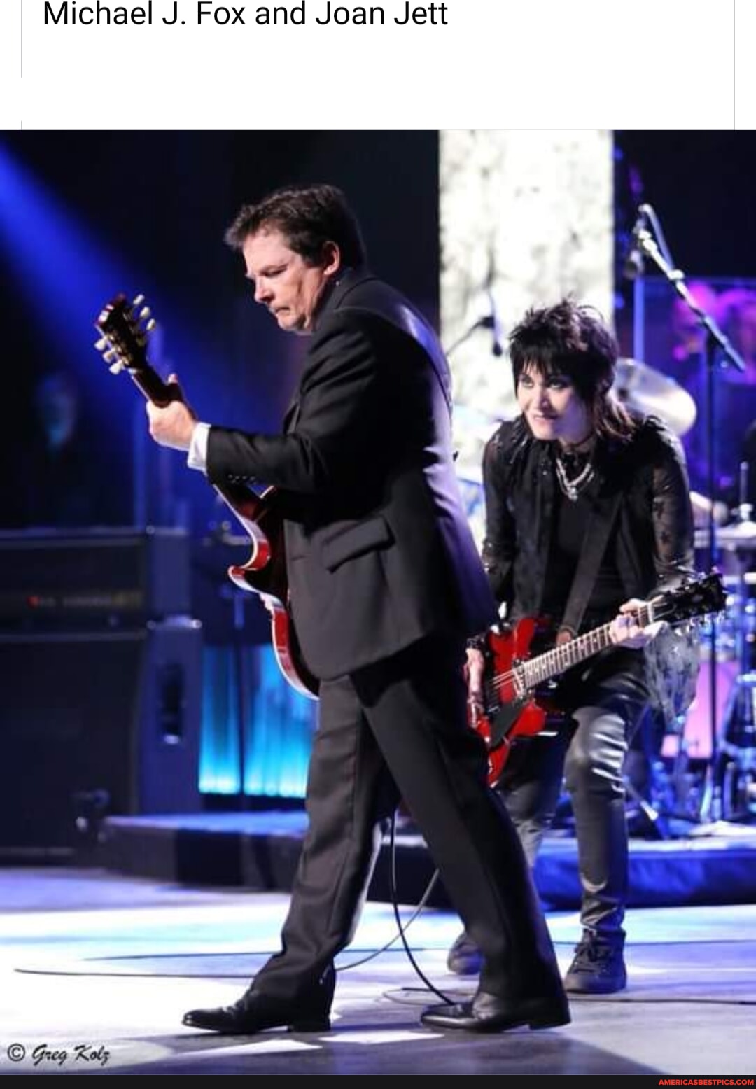 Michael J. Fox and Joan Jett - America’s best pics and videos