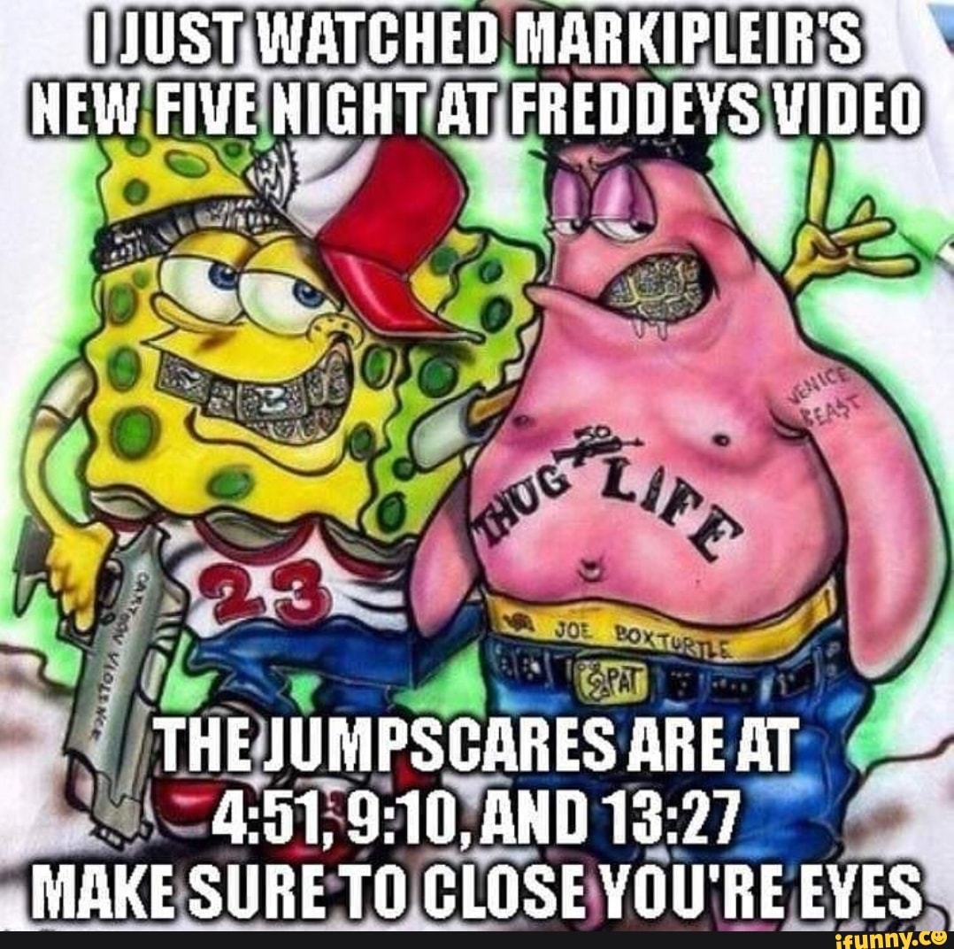 Spongebob And Patrick Thug Life