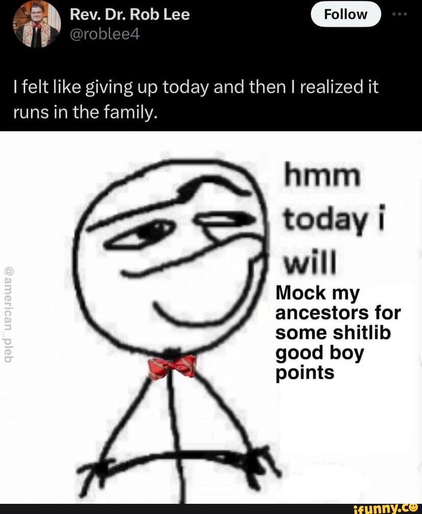 Rev. Dr. Rob Lee @roblee4 I felt like giving up today and then I ...