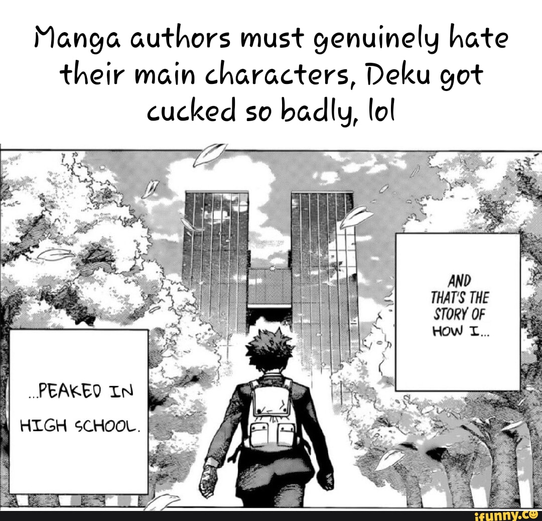 Manga authors must genuinely hate their main characters, Deku got ...