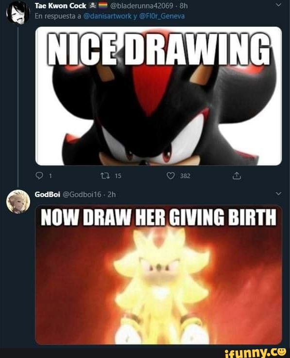 NOW DRAW HER GIVING BIRTH - iFunny