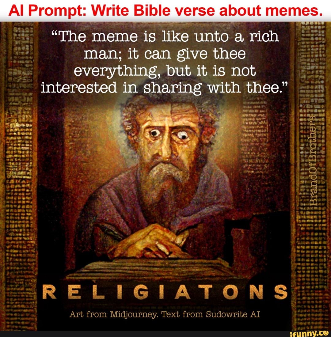 Bible Art Memes