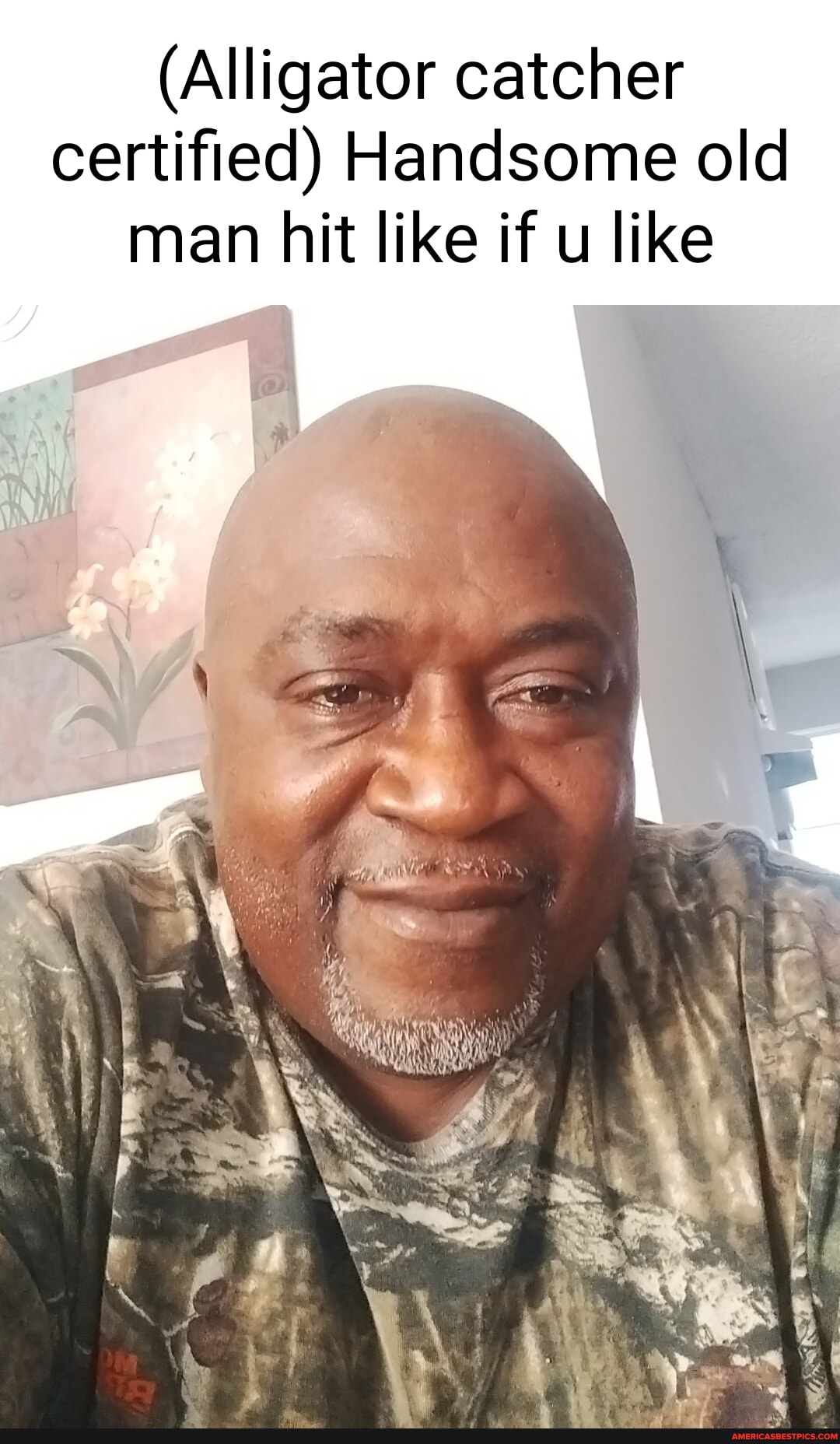 (Alligator catcher certified) Handsome old man hit like if u like ...