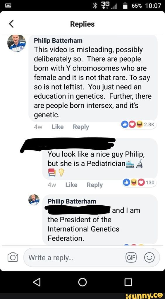 65% Replies Philip Batterham This video is misleading, possibly ...