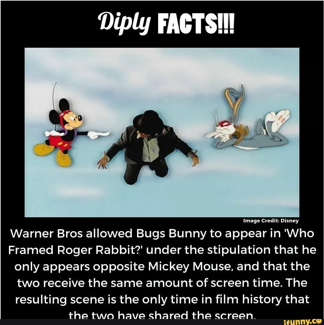 Diply FACTS! Image Credit: Disney Warner Bros allowed Bugs Bunny to ...