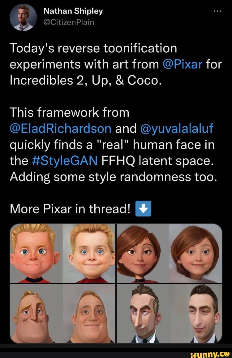 Toonification memes. Best Collection of funny Toonification pictures on ...