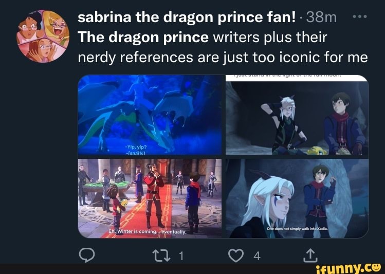 Sabrina the dragon prince fan! The dragon prince writers plus their ...