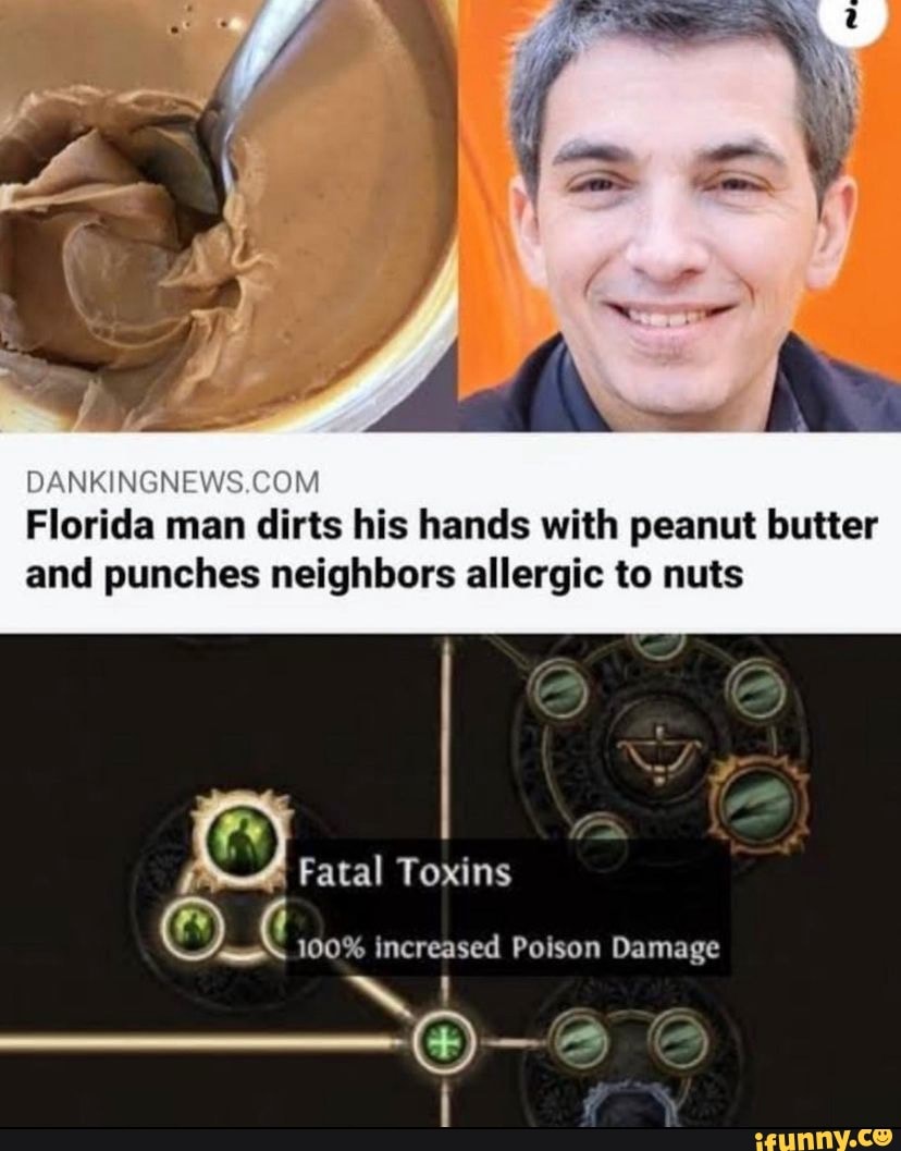 DANKINGNEWS Florida man dirts his hands with peanut butter and punches ...