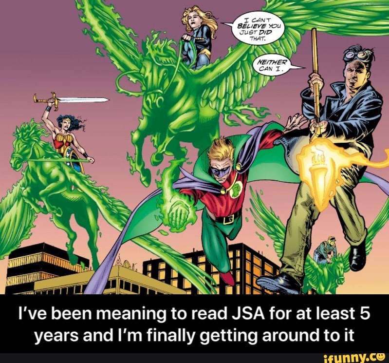 I’ve been meaning to read JSA for at least 5 years and I’m finally ...