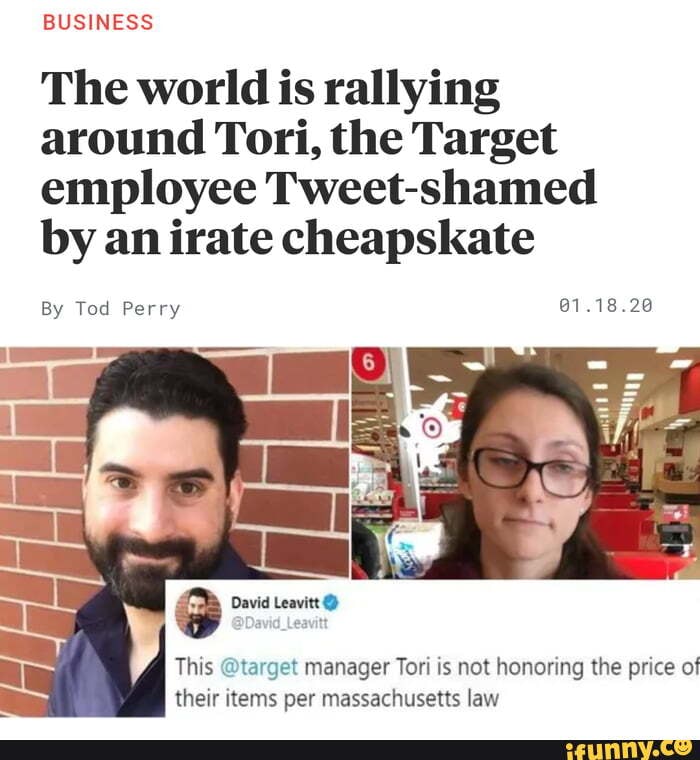 The world is rallying around Tori, the Target employee Tweet-shamed by ...