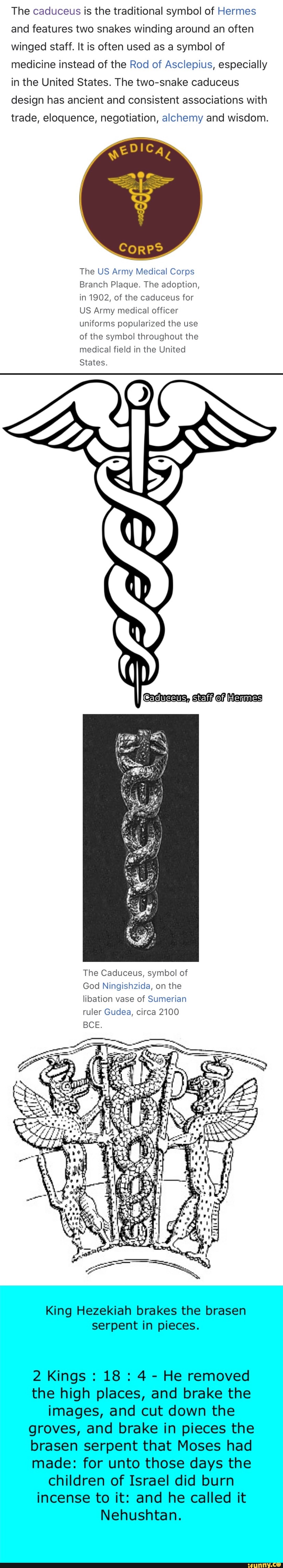 The caduceus is the traditional symbol of Hermes and features two ...