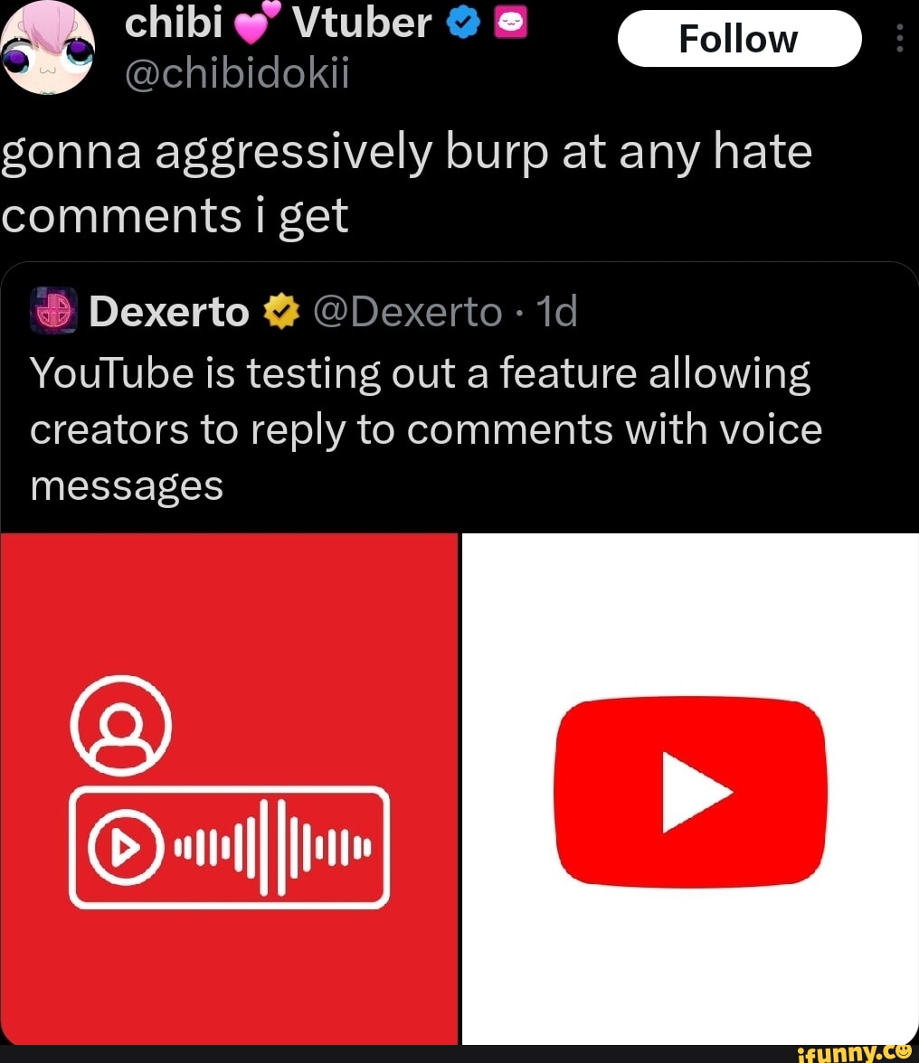 @chibidokii chibi Vtuber Follow gonna aggressively burp at any hate ...