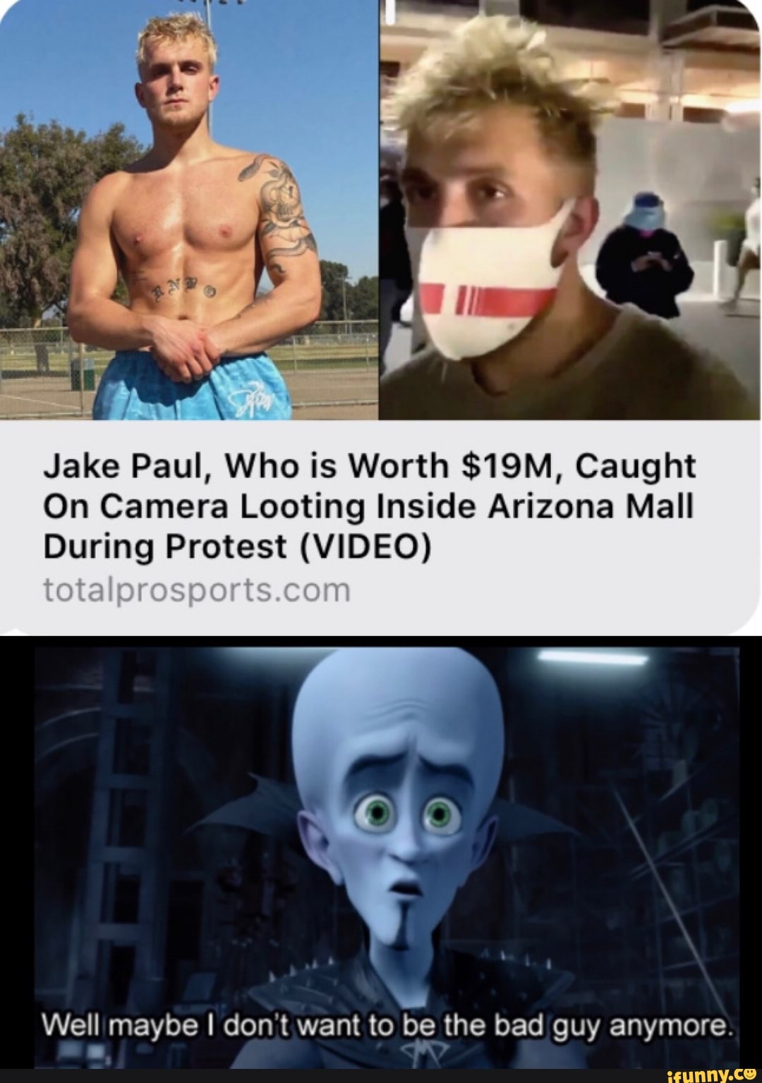 Jake Paul, Who is Worth $19M, Caught On Camera Looting Inside Arizona ...