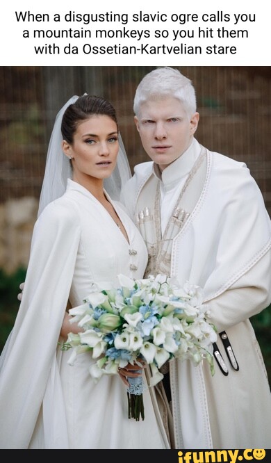 When a disgusting slavic ogre calls you a mountain monkeys so you hit ...