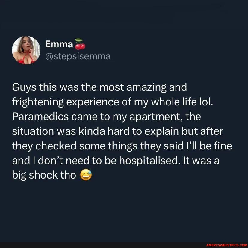 Thoughts? 🤨 via: @emmabae.xo (IG) - Emma @stepsisemma Guys this was the most amazing and ...