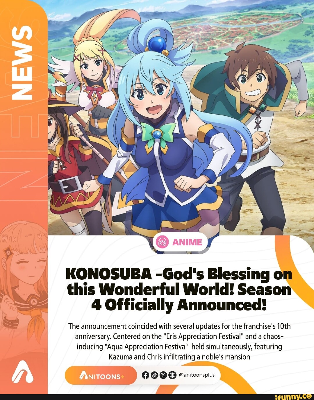 Va KONOSUBA -God's Blessing on this Wonderful World! Season 4 ...