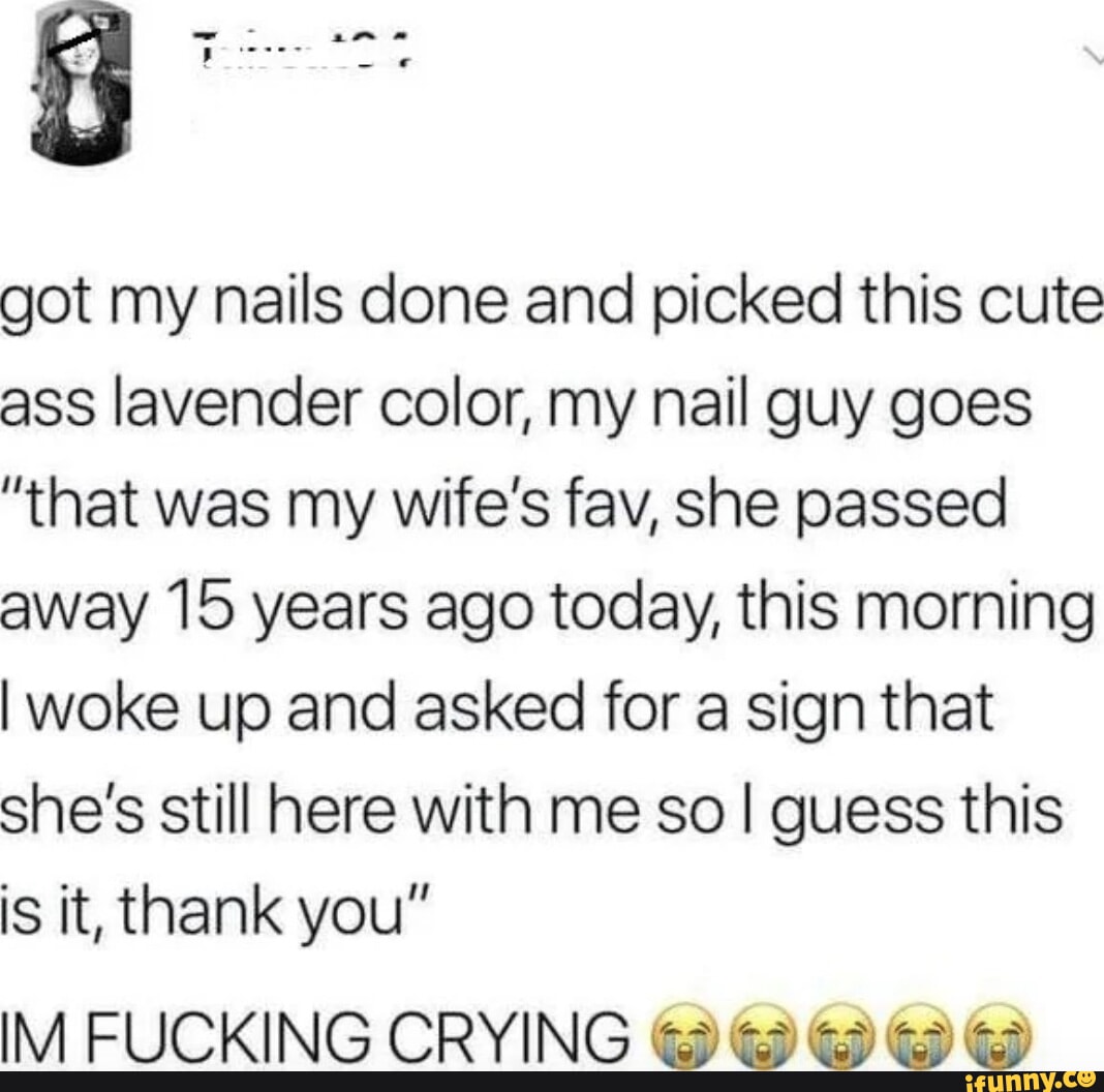Ame Got My Nails Done And Picked This Cute Ass Lavender Color My Nail