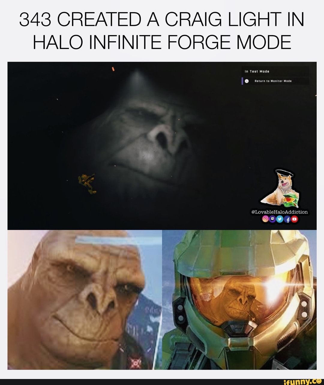 Thanks for the feature follow LovableHaloAddiction on twitch - 343 CREATED A CRAIG LIGHT IN HALO ...