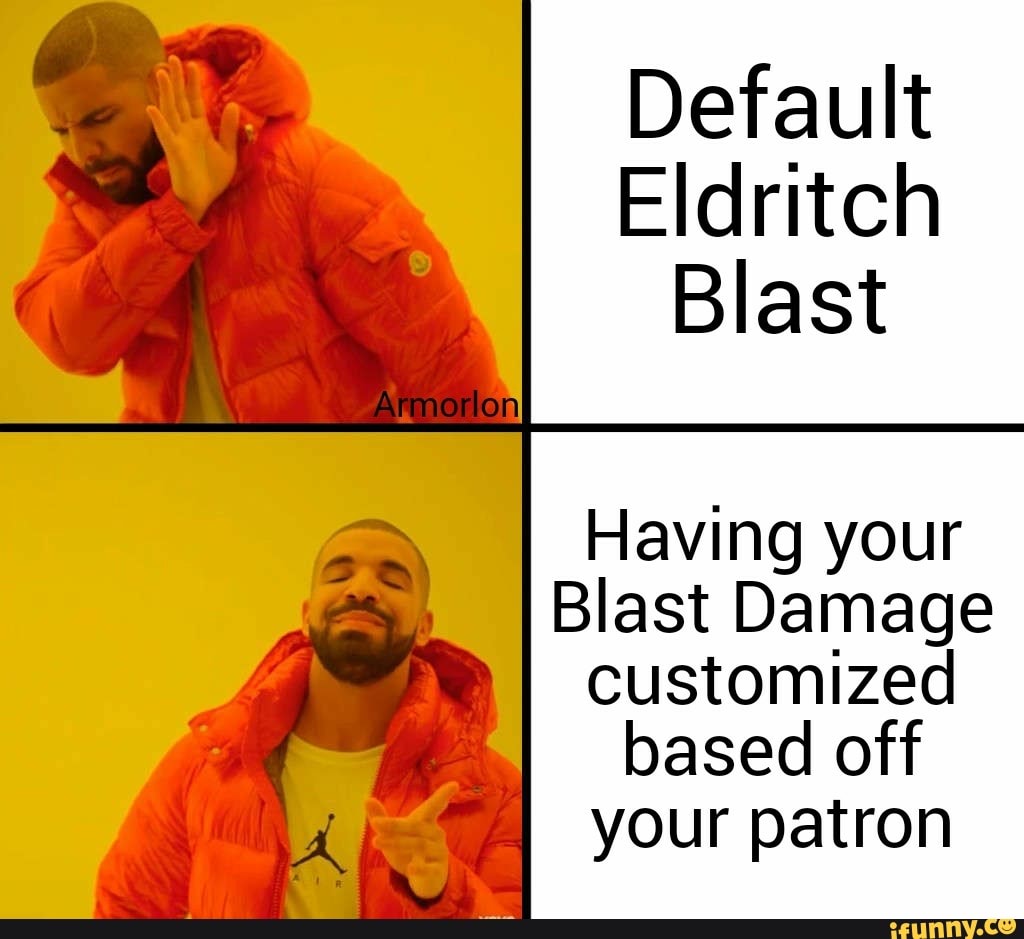 Default Eldritch Blast Having your Blast Damage customized based off ...