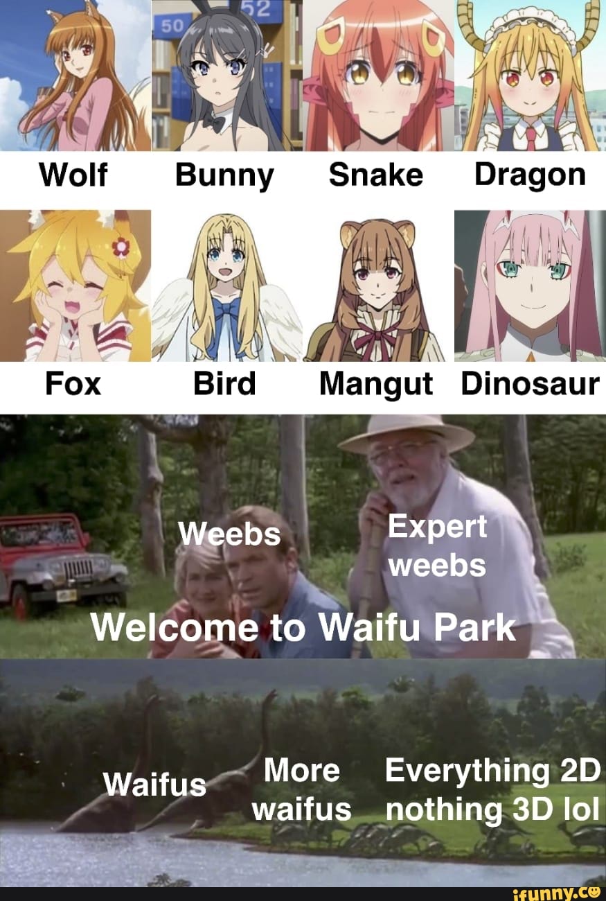 Snake Dragon Bird Mangut Dinosaur weebs Welcome to Waifu Park Waifus ...
