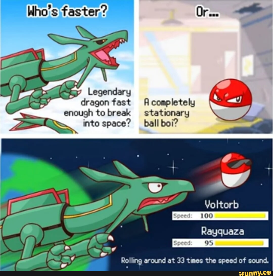 Who's faster? Or... Legendary dragon fast Acompletely enough to break ...