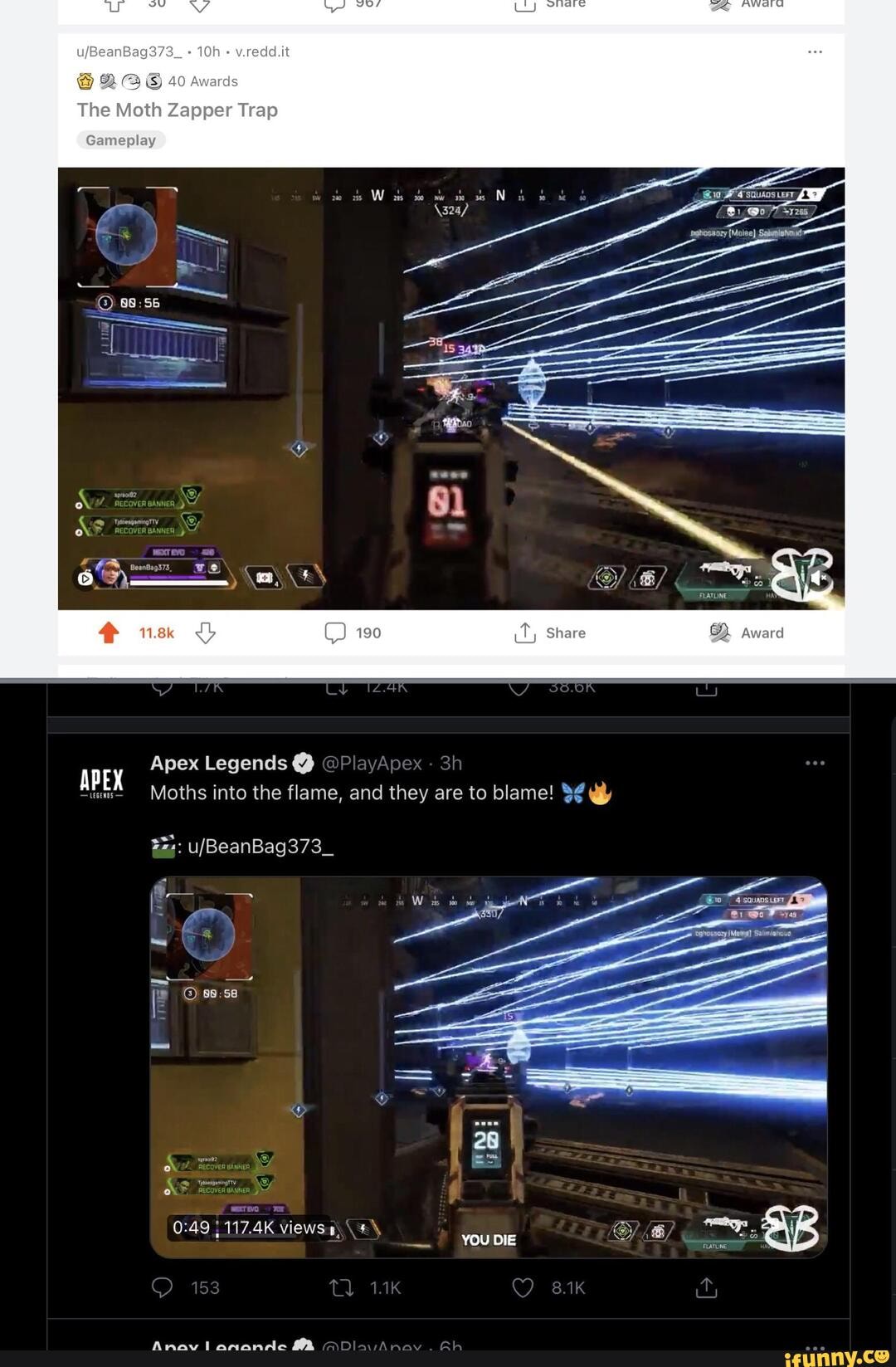 40 The Meth Zapaer Trap Gameplay AS & Apex Legends PlayApex - APEX ...