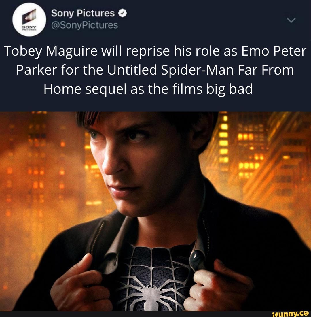 Sony Pictures @ / @SonyPictures Tobey Maguire will reprise his role as ...