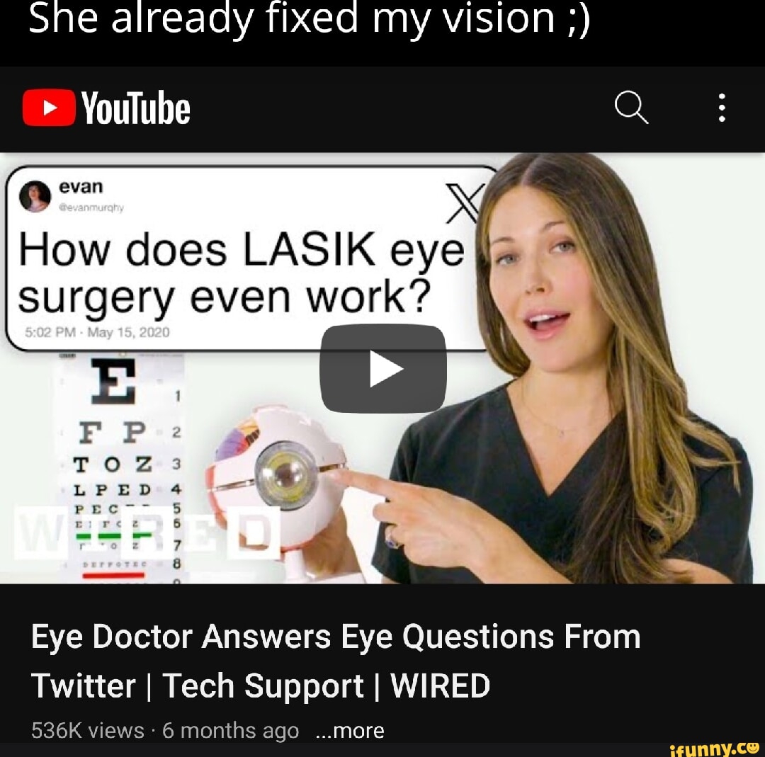 Lasik memes. Best Collection of funny Lasik pictures on iFunny