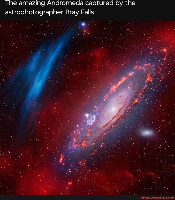 The amazing Andromeda captured by the astrophotographer Bray Falls ...