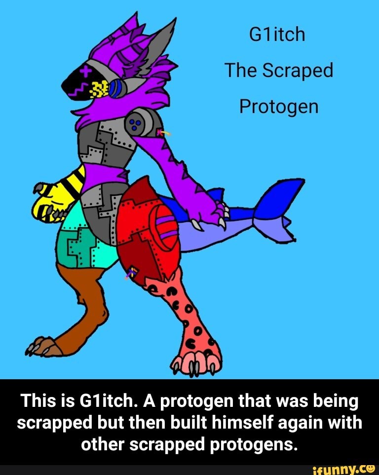 Glitch The Scraped Protogen This is Glitch. A protogen that was being ...